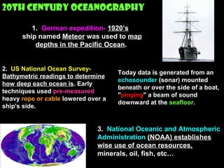 3 history of oceanography | PPT | Scuba Diving | Extreme Sports