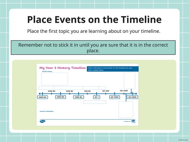 3 History Timelines.pptx for grade 3 learners | PPTX