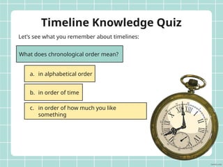 3 History Timelines.pptx for grade 3 learners | PPTX