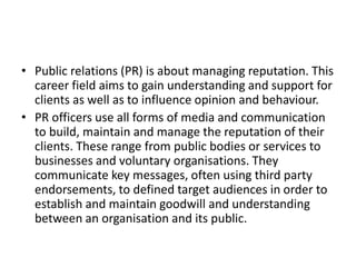 Public relation officer | PPTX