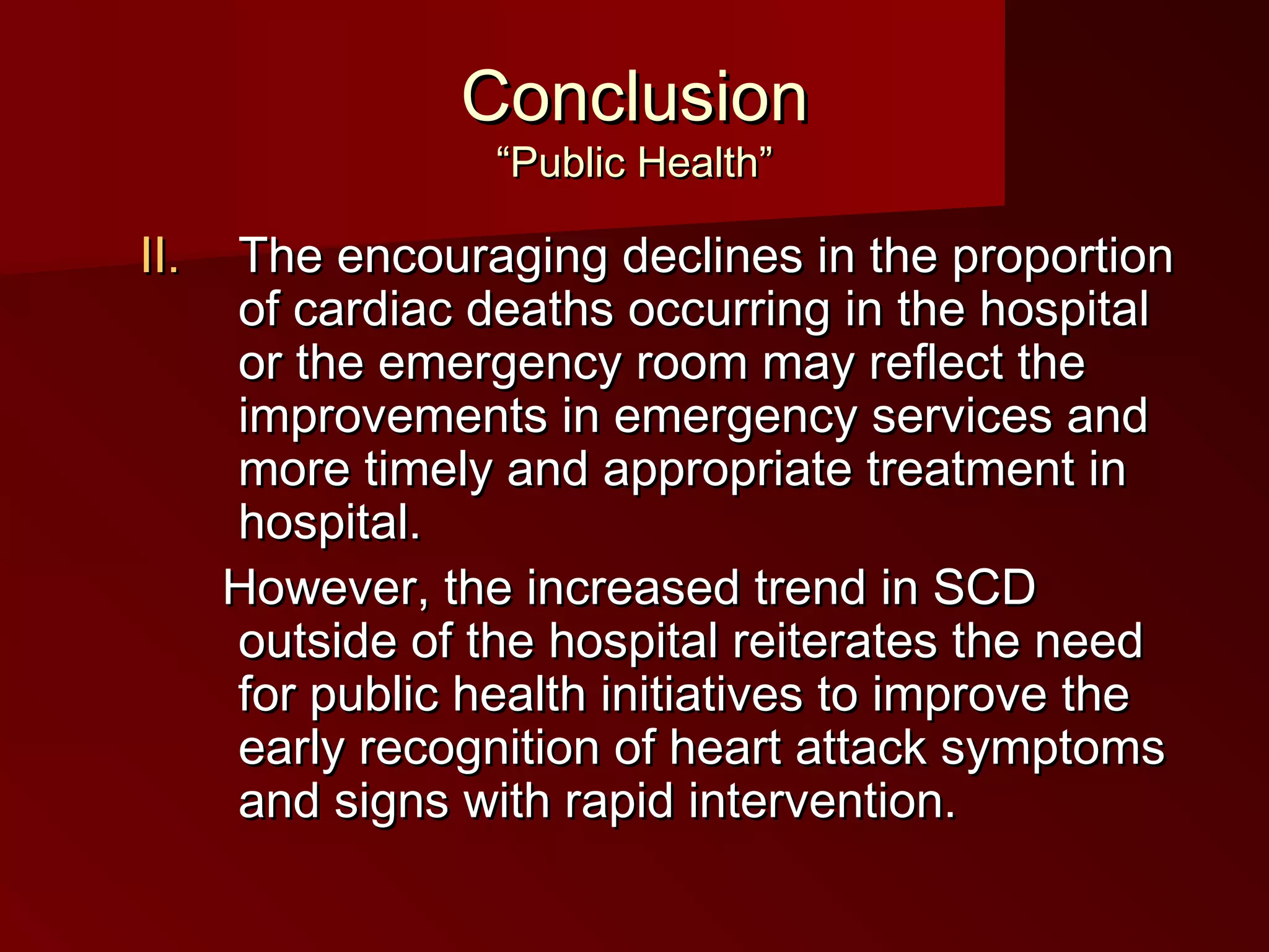 Out of hospital sudden cardiac death(scd) | PPT