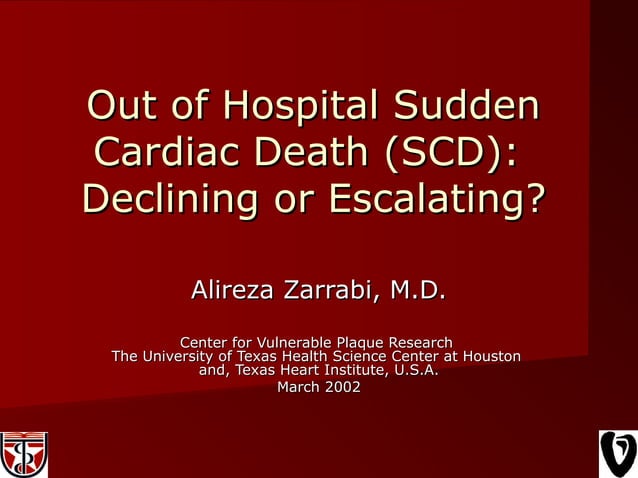 Out of hospital sudden cardiac death(scd) | PPT