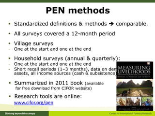 3 The Poverty Environment Network (PEN), Hogarth & Wunder | PPTX