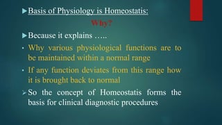 (3) Homeostatic Mechanisms.Anatomy and physiology | PPT