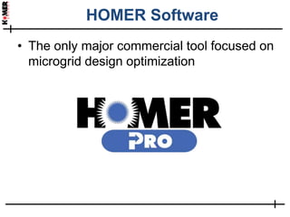 4.3_Modeling Microgrids with HOMER_Glassmire_EPRI/SNL Microgrid | PPTX