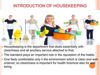 House keeping (Hospitality) | PPTX