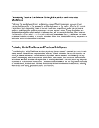 How Anand Muni Helps New CBP Officers Transition Into Field Roles.docx