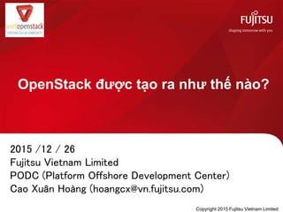 [OSS Upstream Training] 3 how open stack is made | PPT