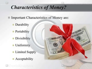 Theoretical and Empirical Definitions of Money | PPTX