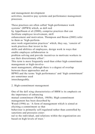 3HR StrategiesKey concepts and termsHigh commitment .docx