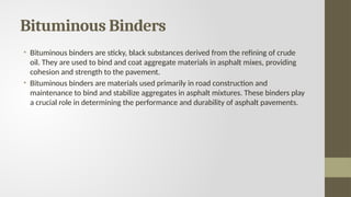 Highway Engineering - Pavement materials | PPTX