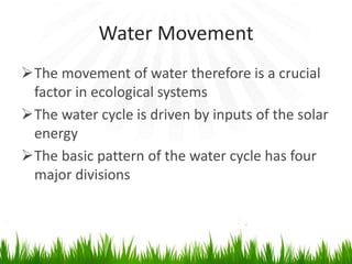 Hydrological Cycle | PPTX | Geology | Science