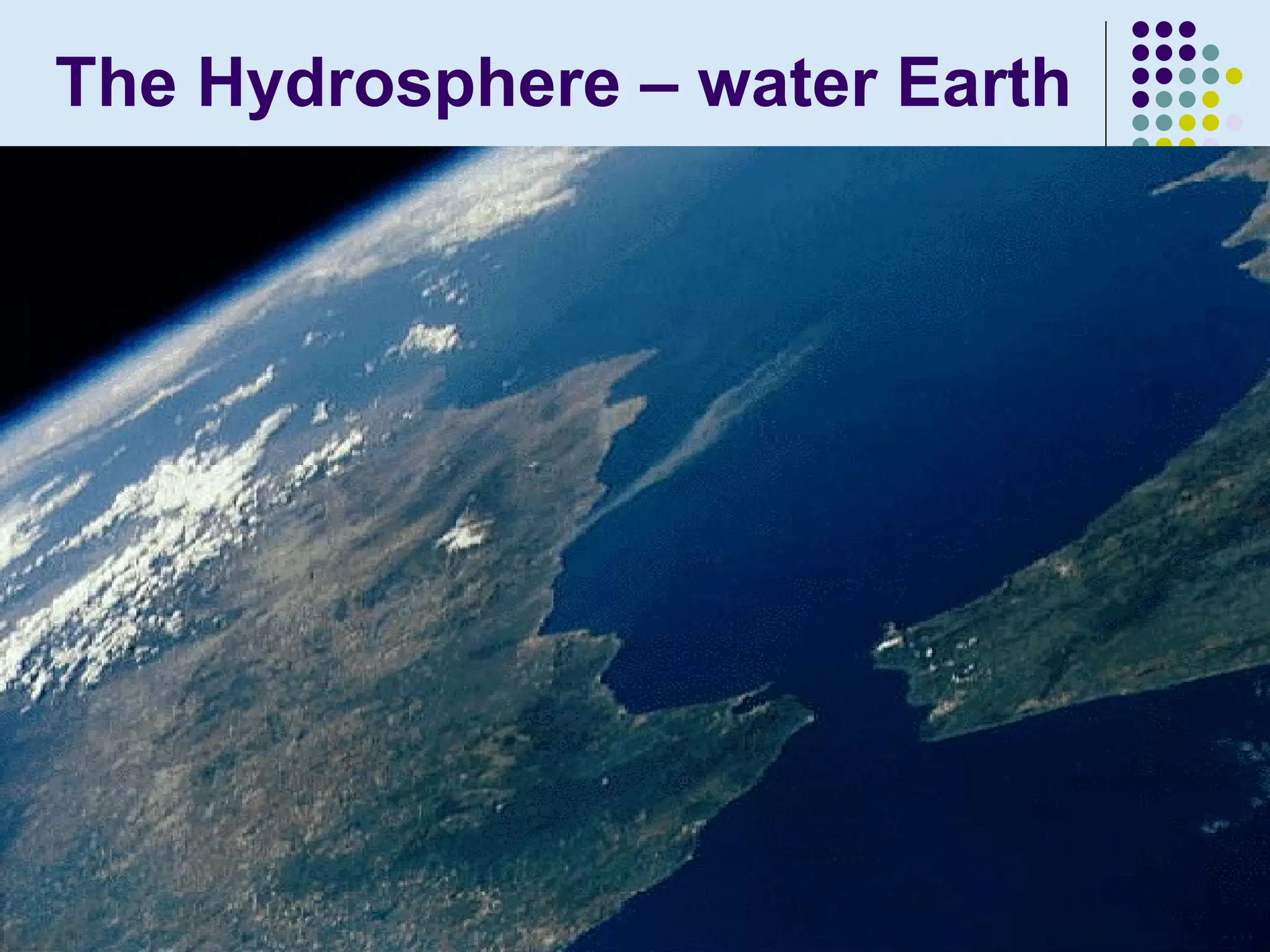 Earth Science. Hydrosphere ppt | PPT
