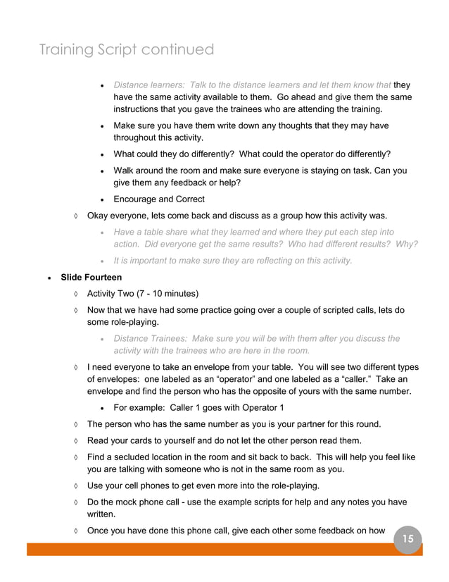 Telephone skills training_manual | PDF