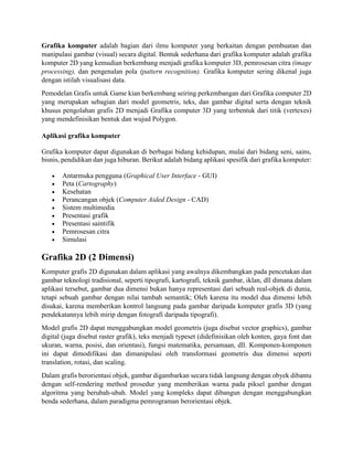 Desain Pemodelan Grafik - Bab 4 Tugas 4 | PDF