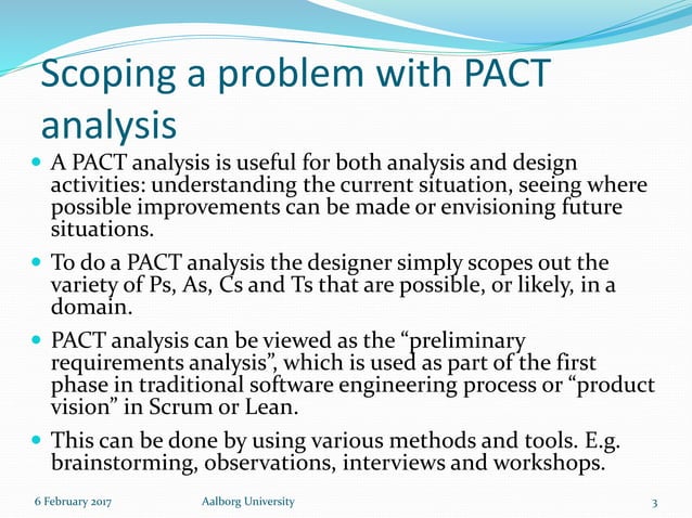 Session 1 Lecture 2 Pact A Framework For Designing Interactive Systems