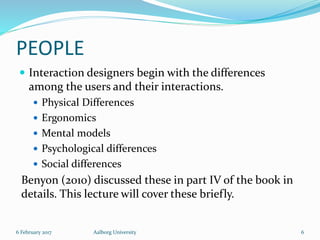 Session 1 Lecture 2 PACT A Framework for Designing Interactive Systems | PPTX