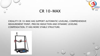creality 3d printers | PPTX