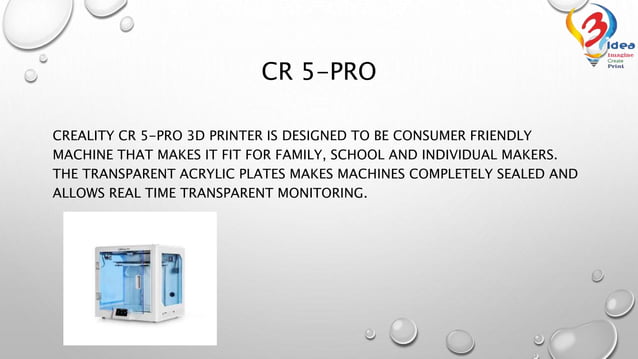 creality 3d printers | PPTX