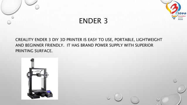 creality 3d printers | PPTX