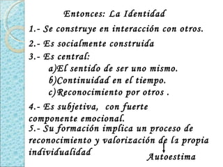 identidad y_autoestima | PPT
