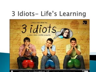 3 idiot learning | PPT