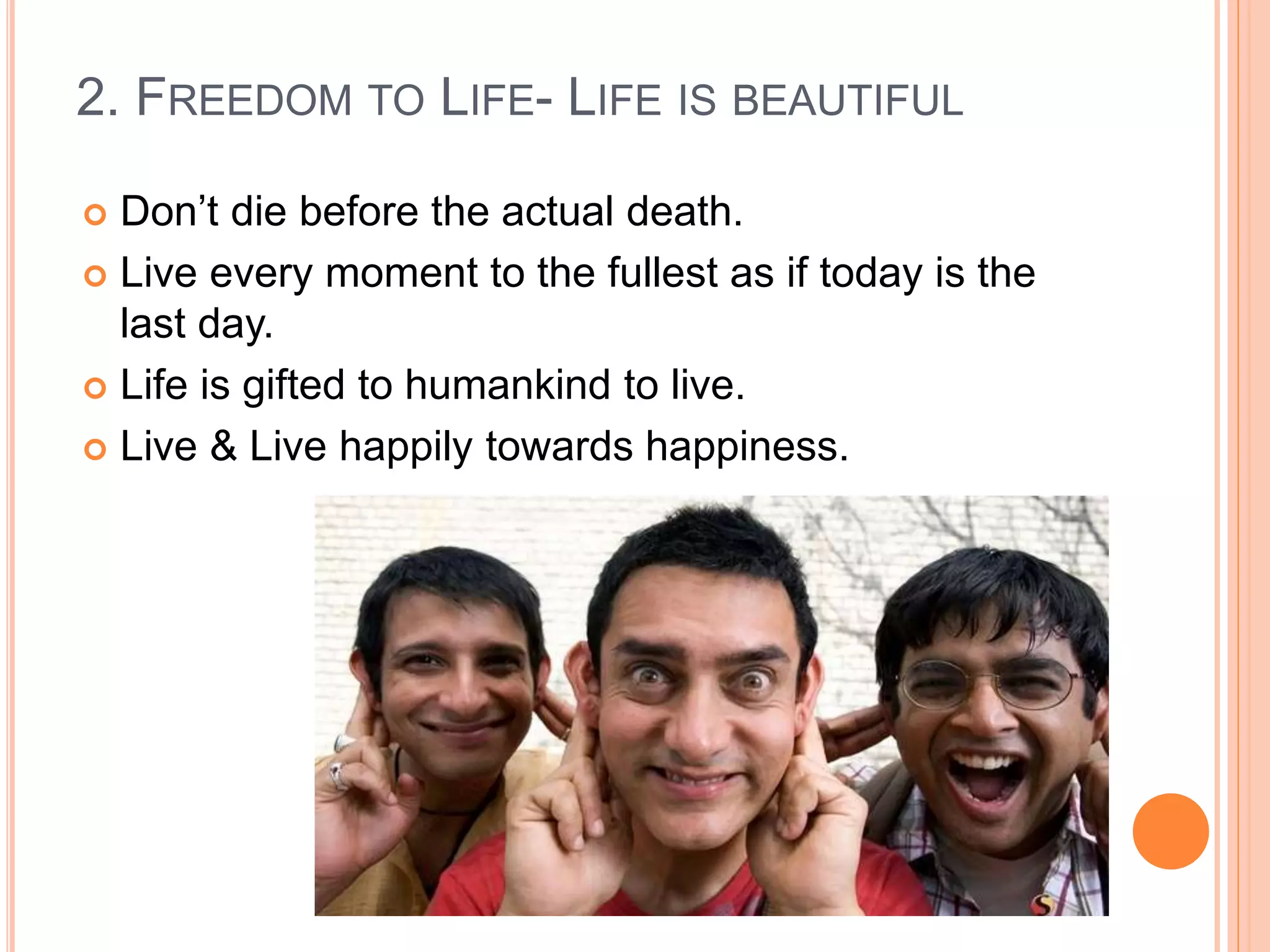 3 Idiots- Life’s Learning | PPTX