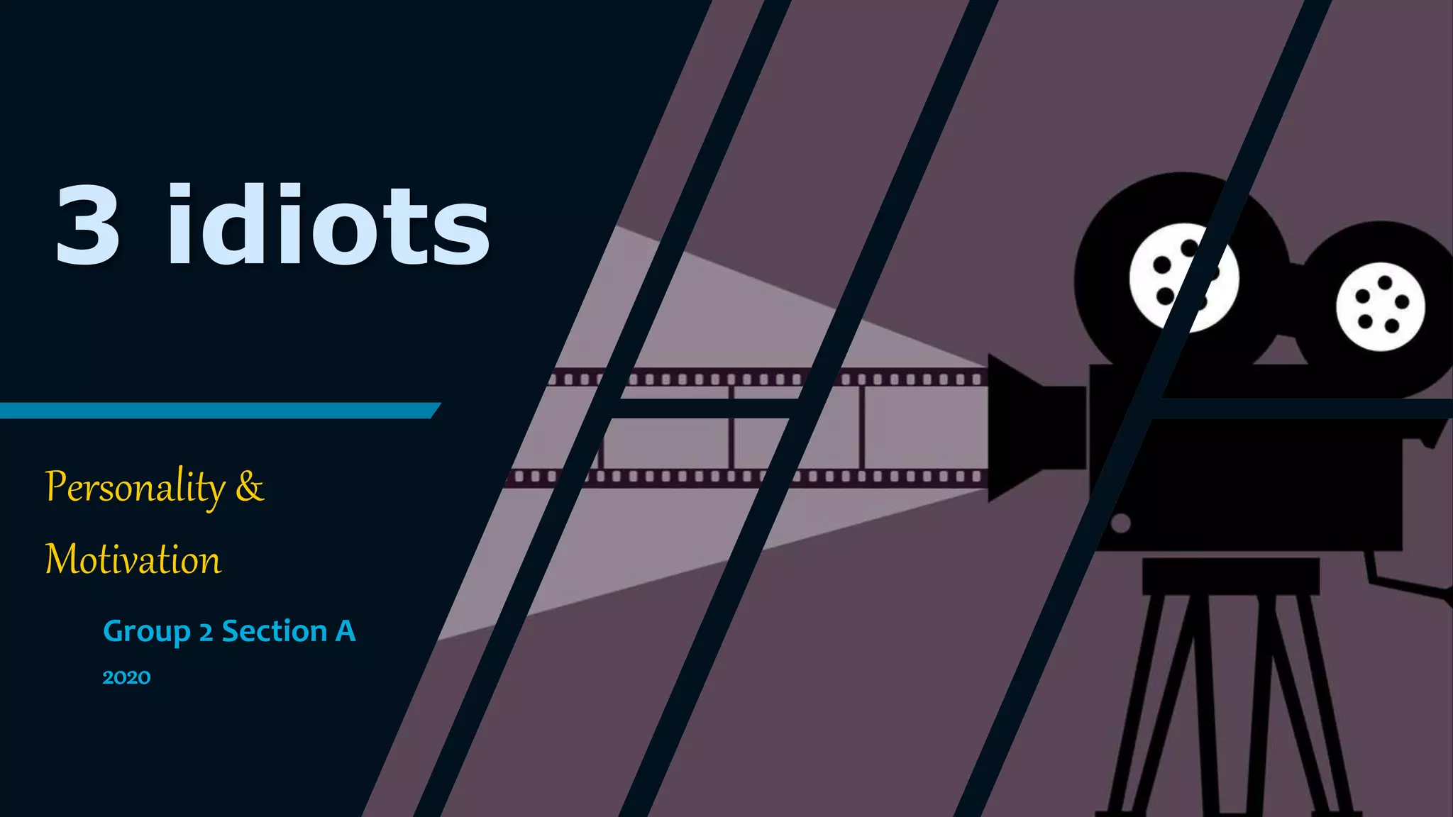 Personality & Motivation analysis of 3 Idiots | PPTX