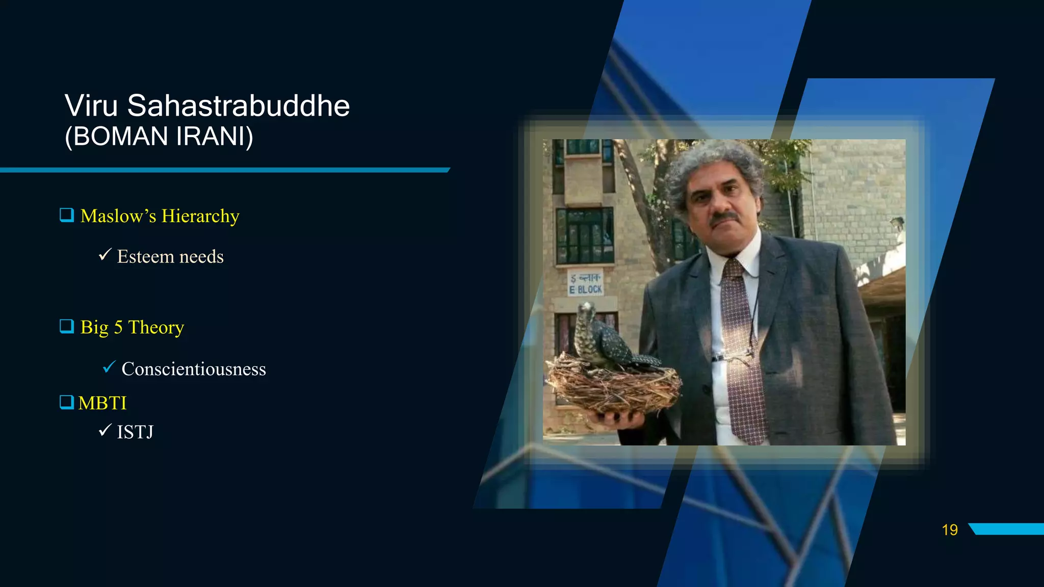 Personality & Motivation analysis of 3 Idiots | PPTX