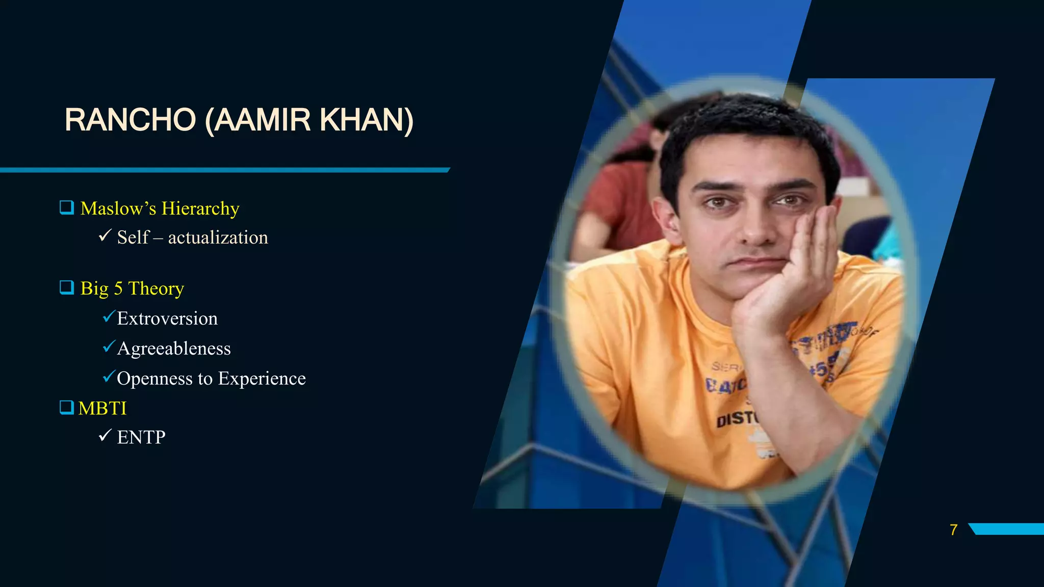 Personality & Motivation analysis of 3 Idiots | PPTX