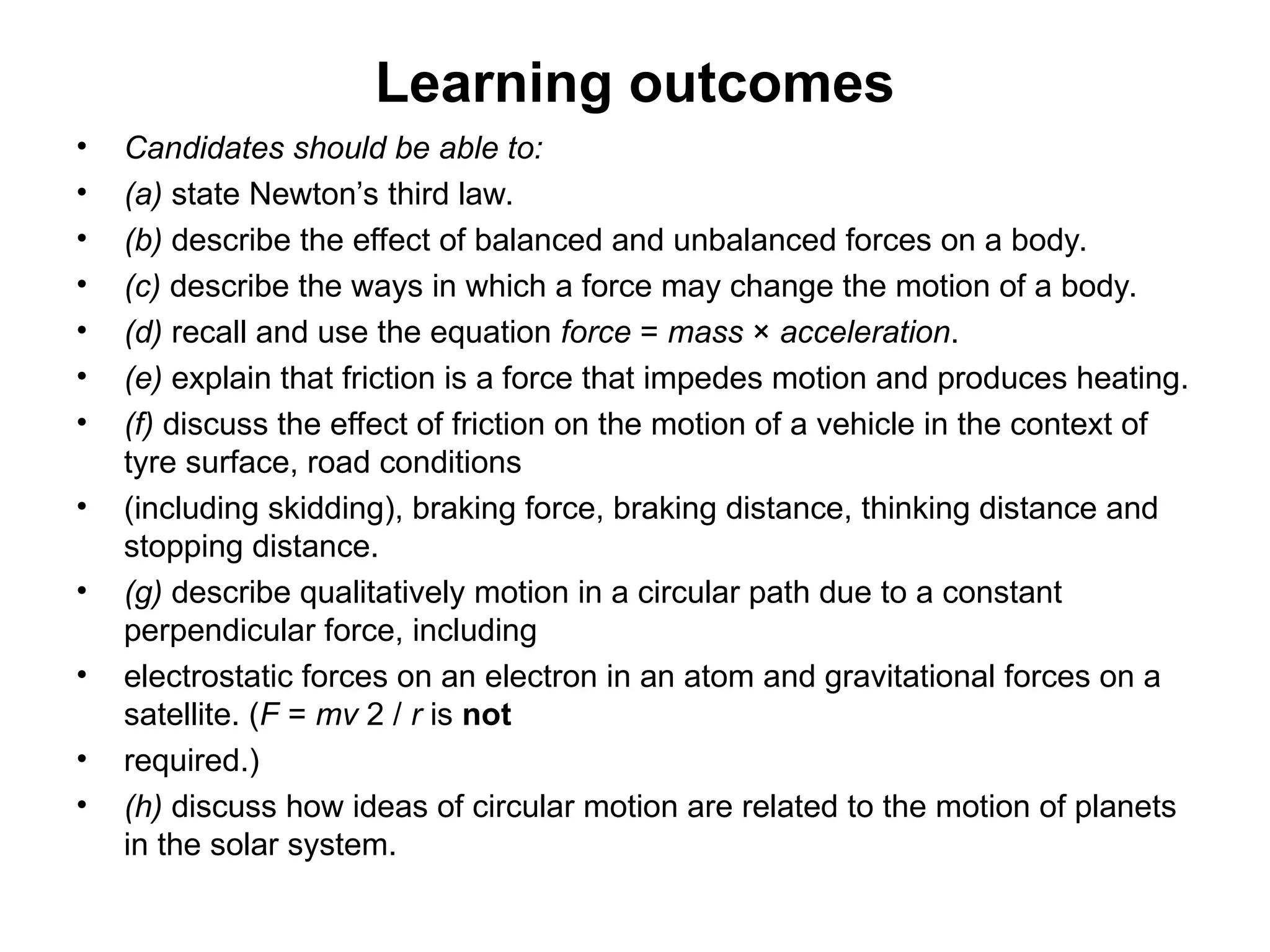 3 IGCSE-CAM -CHP-3-FORCES AND MOTION.ppt | Physics | Science