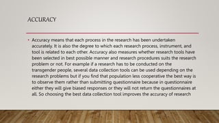 Characteristics of Research | PPTX