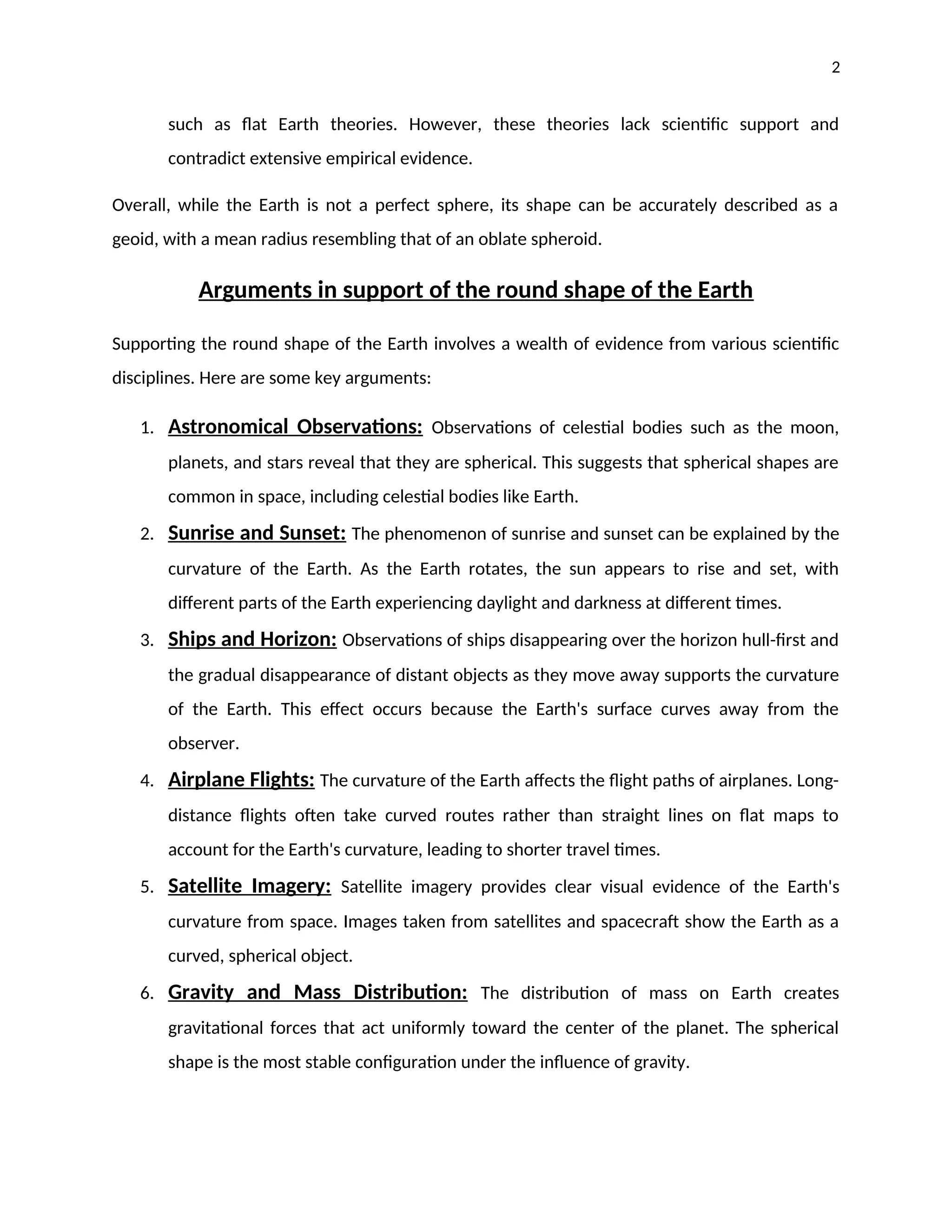 3(ii). Shape of the Earth Lecture .docx