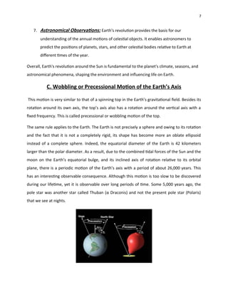3(iii). Movements of the Earth lecture.docx