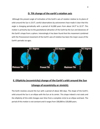 3(iii). Movements of the Earth lecture.docx