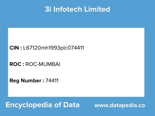 All about 3i Infotech Limited - Datapedia | PPTX