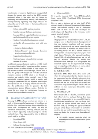 Challenges of Learning Management Systems and Current Trends | PDF