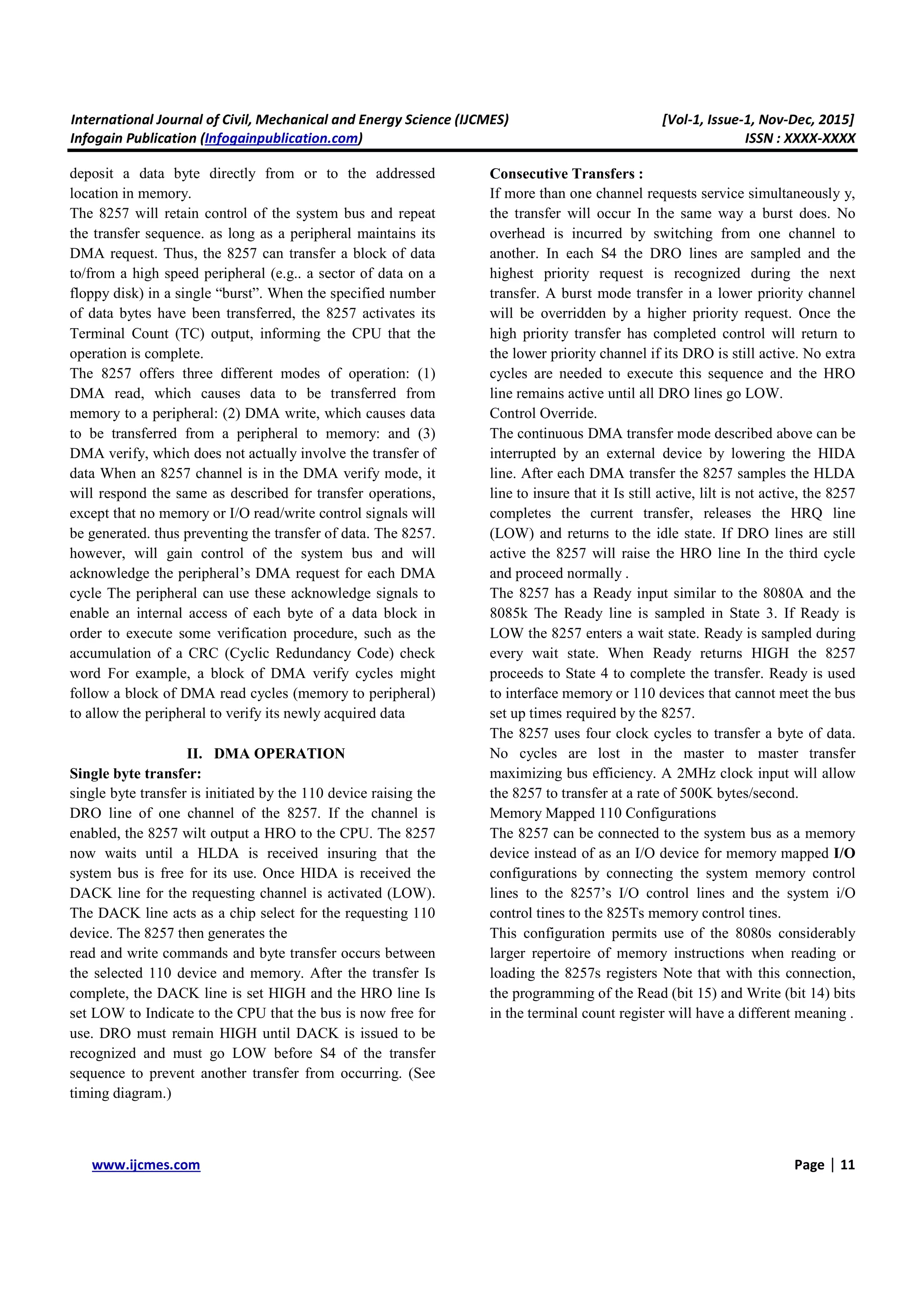 3 Ijcmes Dec 2015 27 Simulation Of 8257 Direct Memory Access Controller Dma Using Vhdl Pdf