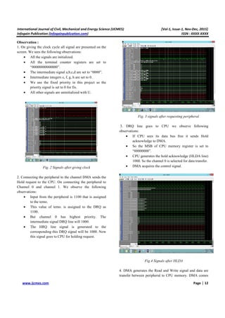 3 ijcmes dec-2015-27-simulation of 8257 direct memory access controller (dma) using vhdl | PDF
