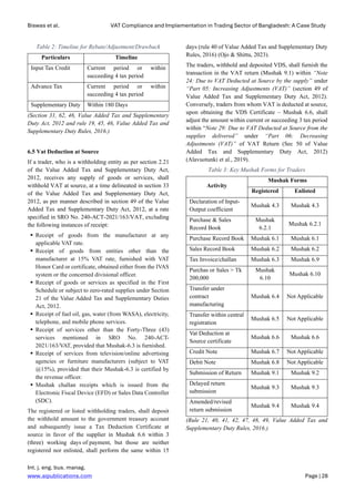 VAT Compliance and Implementation in Trading Sector of Bangladesh: A ...