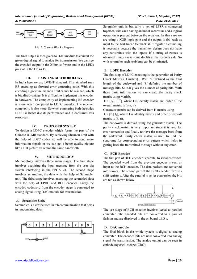 FPGA Implementation of LDPC Encoder for Terrestrial Television | PDF