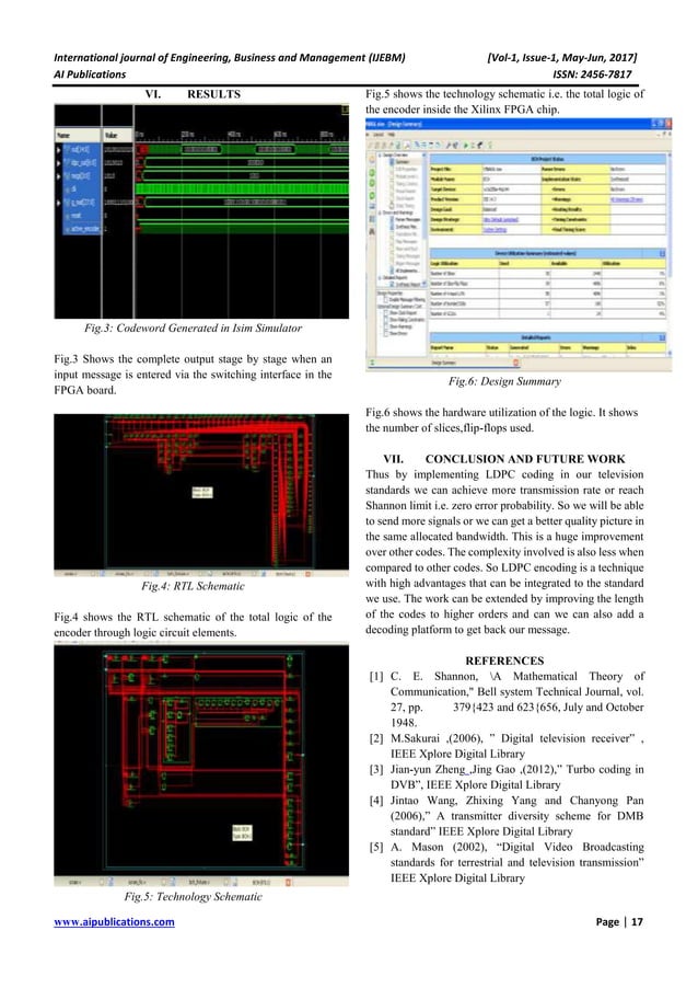 FPGA Implementation of LDPC Encoder for Terrestrial Television | PDF