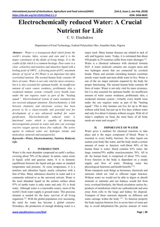 3 ijhaf jan-2018-1-electrochemically reduced water | PDF