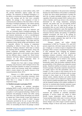 A Review on Recent Advances of Packaging in Food Industry | PDF