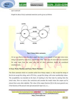 FUZZY GRAPHS IN FUZZY AUTOMATA MODEL | PDF | Computing | Technology & Computing