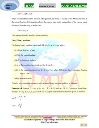 FUZZY GRAPHS IN FUZZY AUTOMATA MODEL | PDF | Computing | Technology & Computing