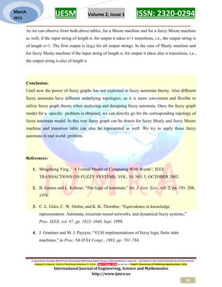 FUZZY GRAPHS IN FUZZY AUTOMATA MODEL | PDF | Computing | Technology & Computing
