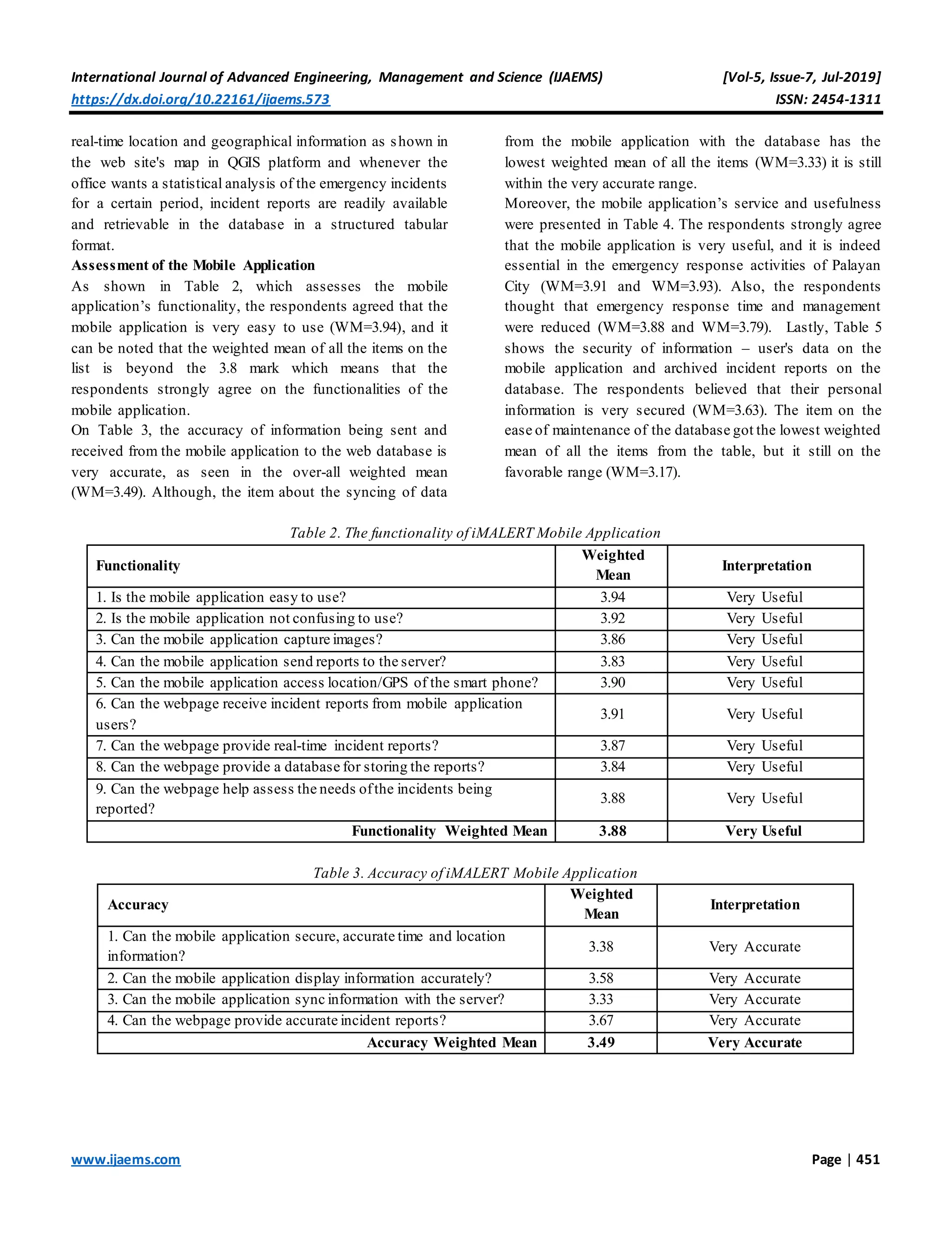 iMALERT – an Emergency Response Mobile ApplicationUsing Geo-Location ...