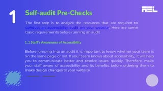 3 Important Steps For Website’s Accessibility Audit | PPTX