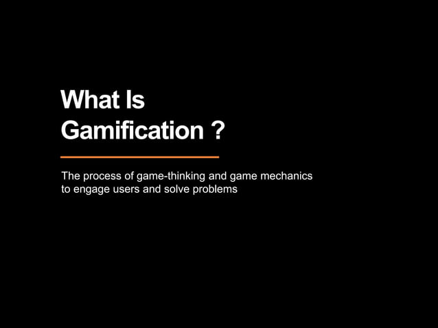 3important things of gamification | PPTX